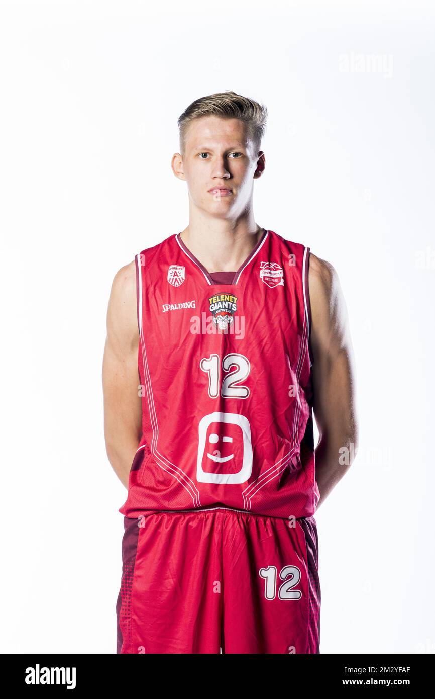 Antwerp's Vrenz Bleijenbergh poses during a photoshoot of Belgian ...