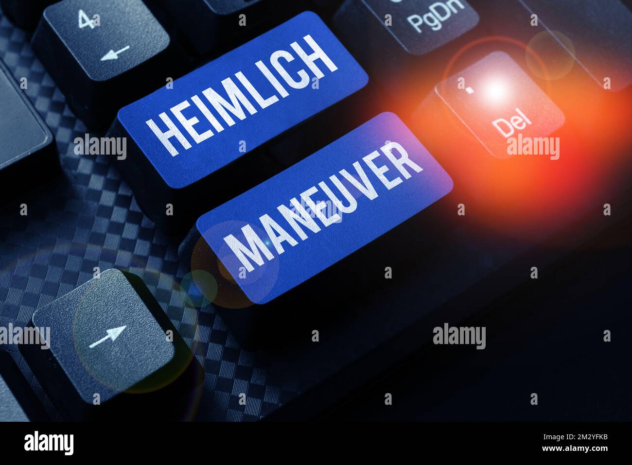 Writing displaying text Heimlich Maneuver. Word for application of ...