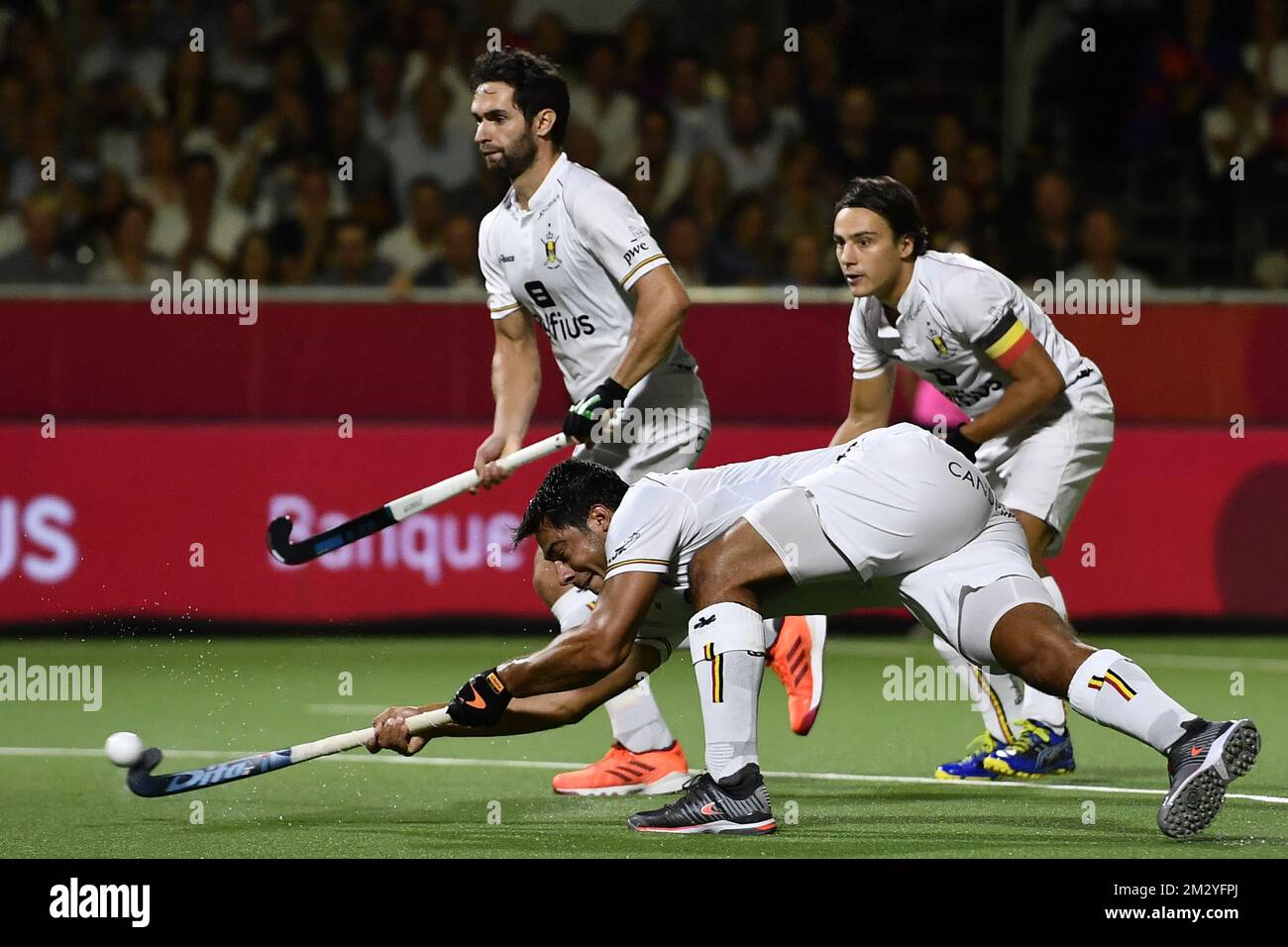 Belgium's Alexander Hendrickx pictured during a hockey game between ...