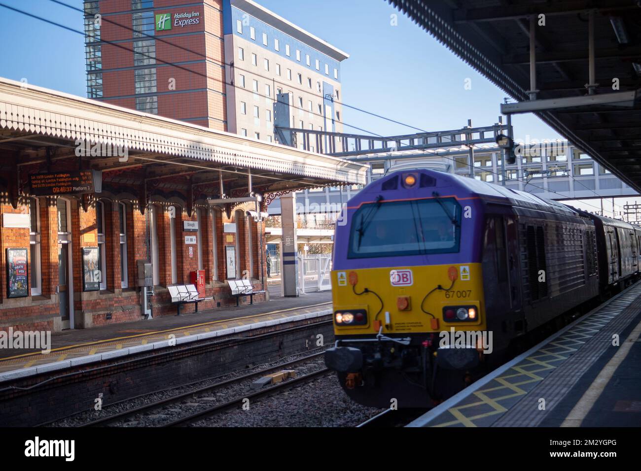 Slough, Berkshire, UK. 14th December, 2022. Some rail workers were on ...