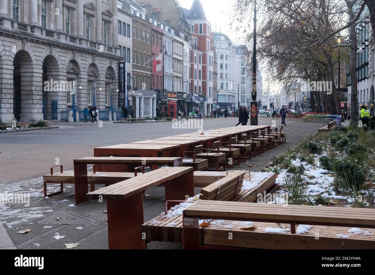 Strand, Aldwych, London, UK. 14th Dec 2022. The new Strand Aldwych ...