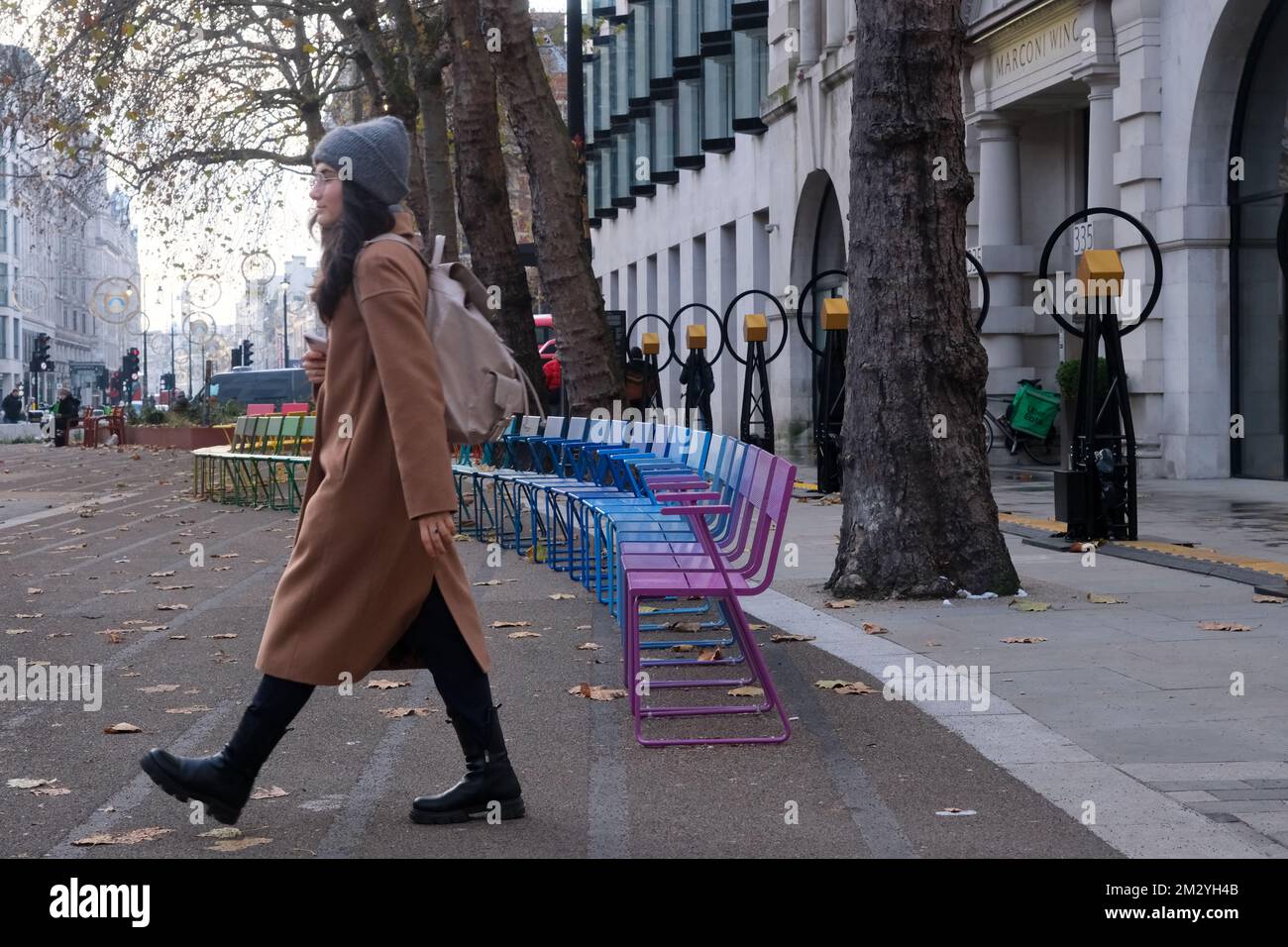 Strand, Aldwych, London, UK. 14th Dec 2022. The new Strand Aldwych ...