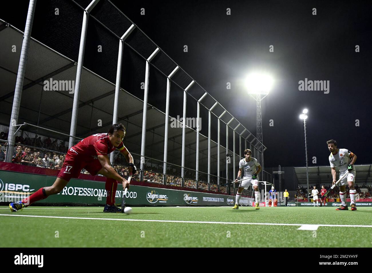 Belgium's captain Thomas Briels pictured during a hockey game between ...