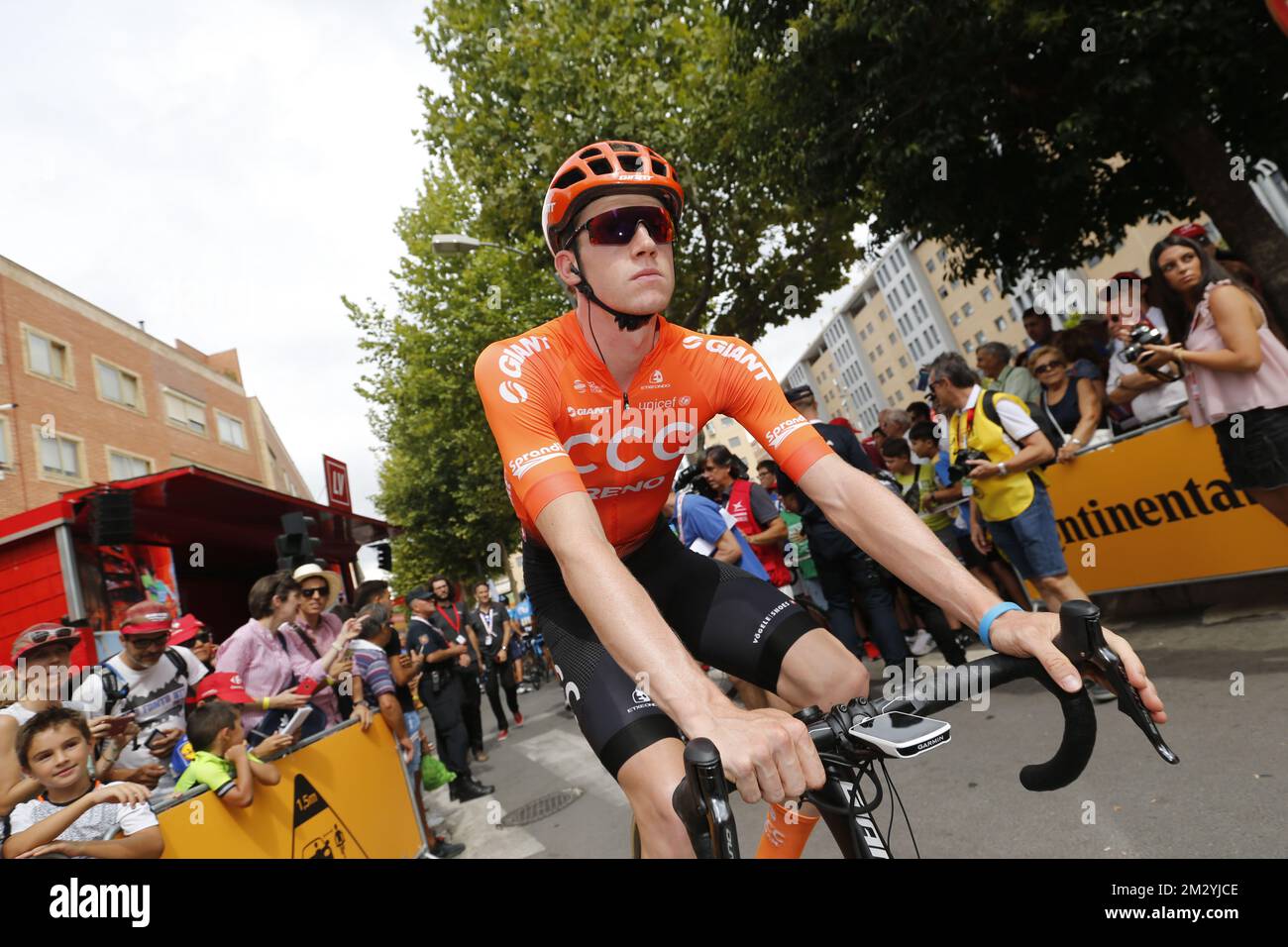Belgian Nathan Van Hooydonck of CCC Team pictured at the start of the ...