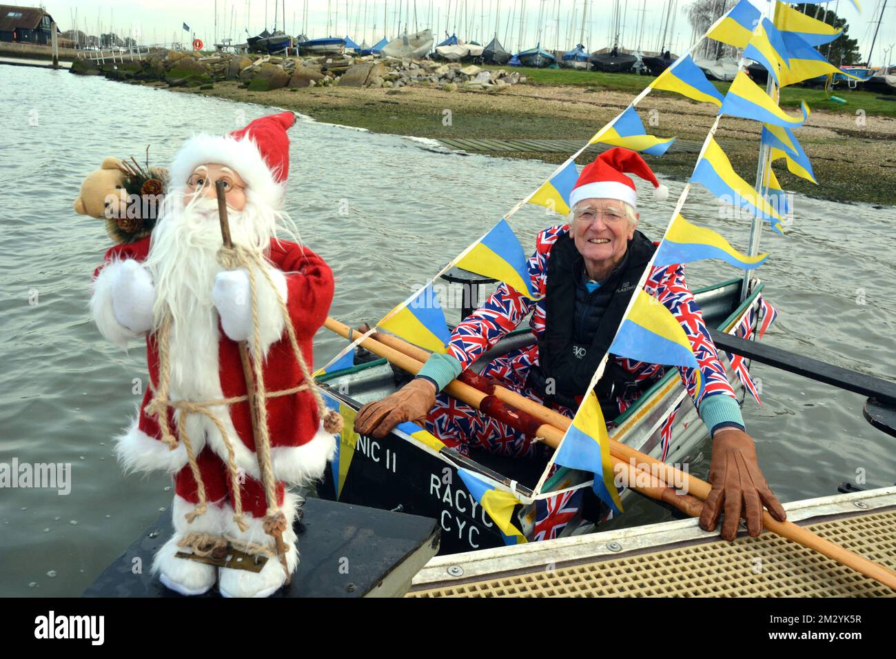 Michael Stanley, known as 'Major Mick' completes his Tintanic rowing ...