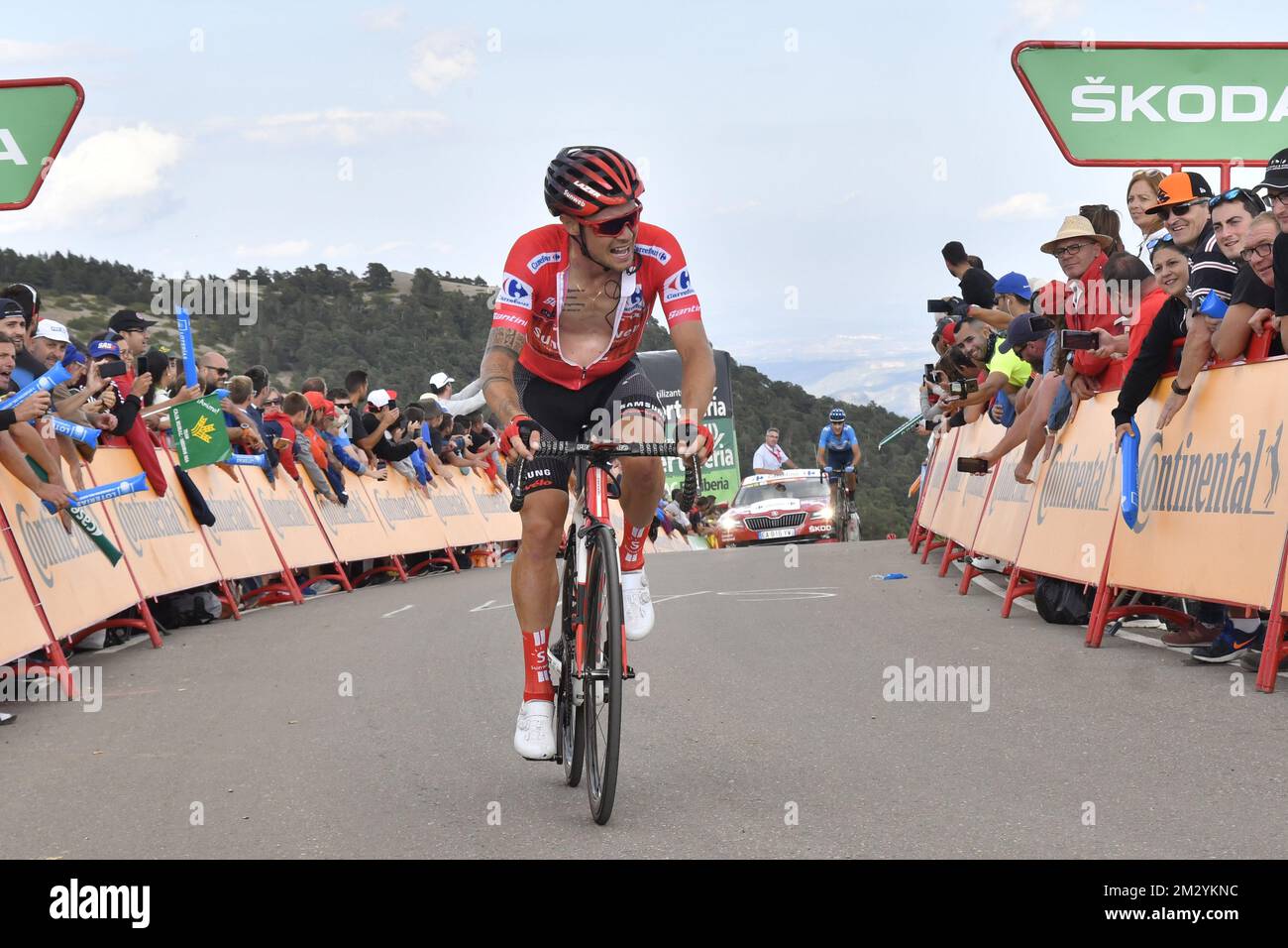 Irish Nicholas Roche of Team Sunweb pictured in action during the fifth ...