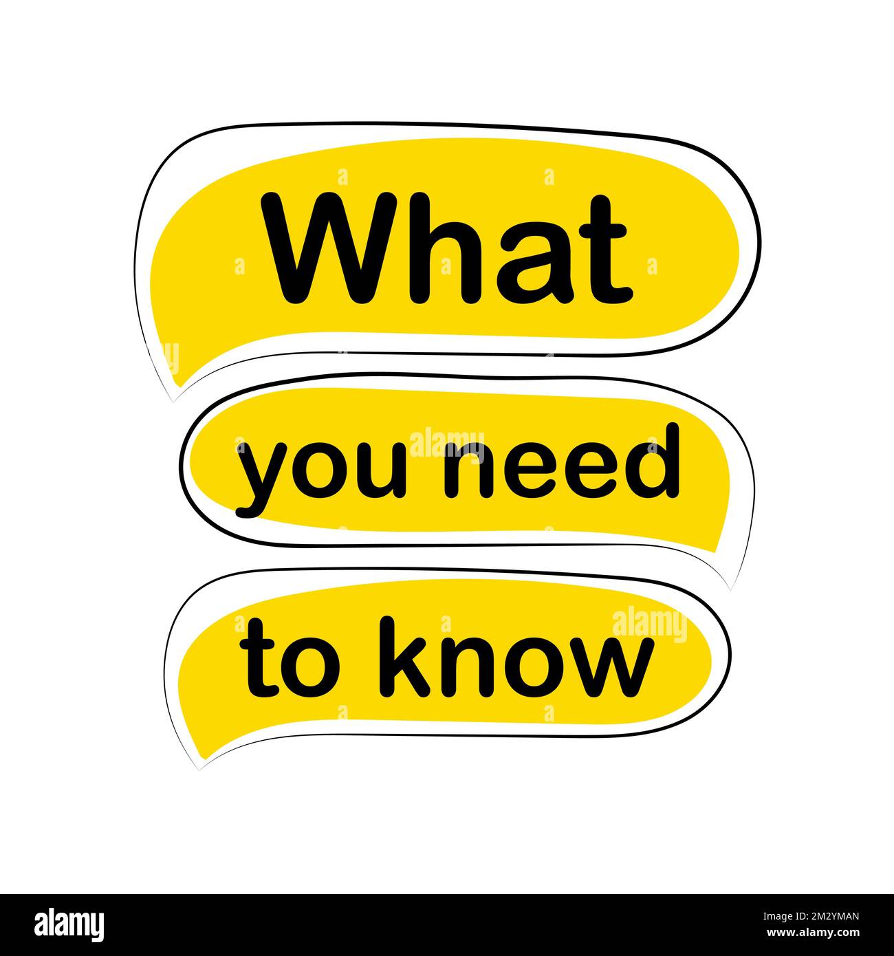 Know text speech bubble Cut Out Stock Images & Pictures - Alamy