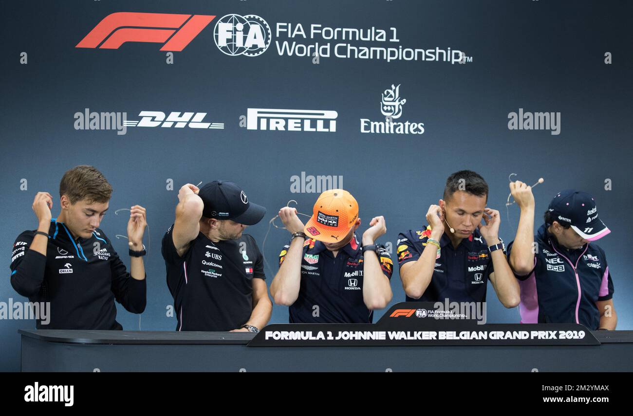 George russell max verstappen hi-res stock photography and images - Alamy