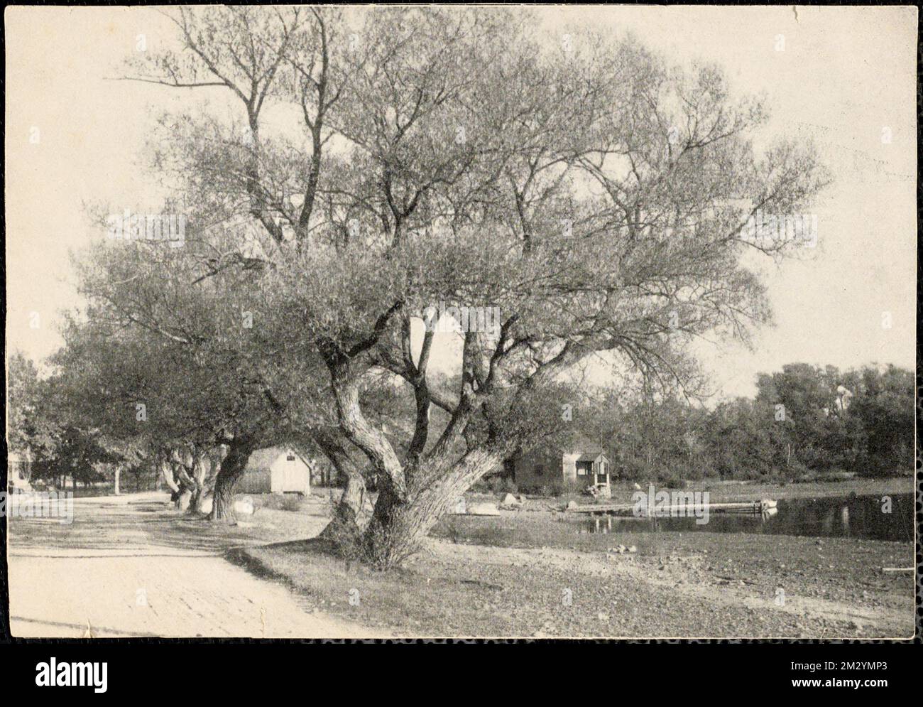 Flume House and boathouse, Old Beach Street, Sharon MA , Historic ...