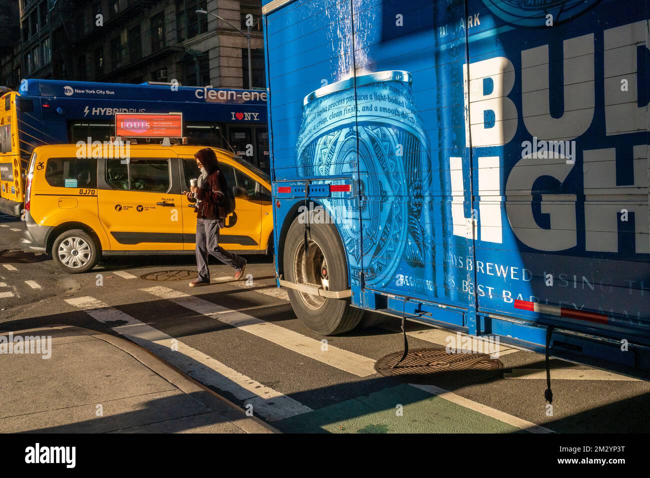 Budweiser bud light delivery truck hi-res stock photography and images ...