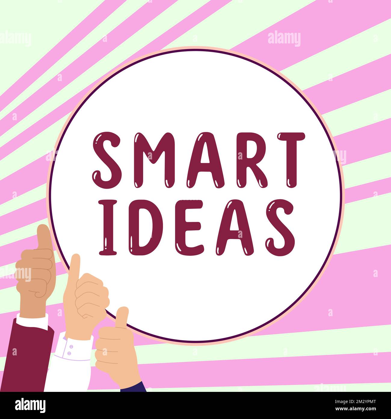 Conceptual caption Smart Ideas. Word Written on A thought or collection ...