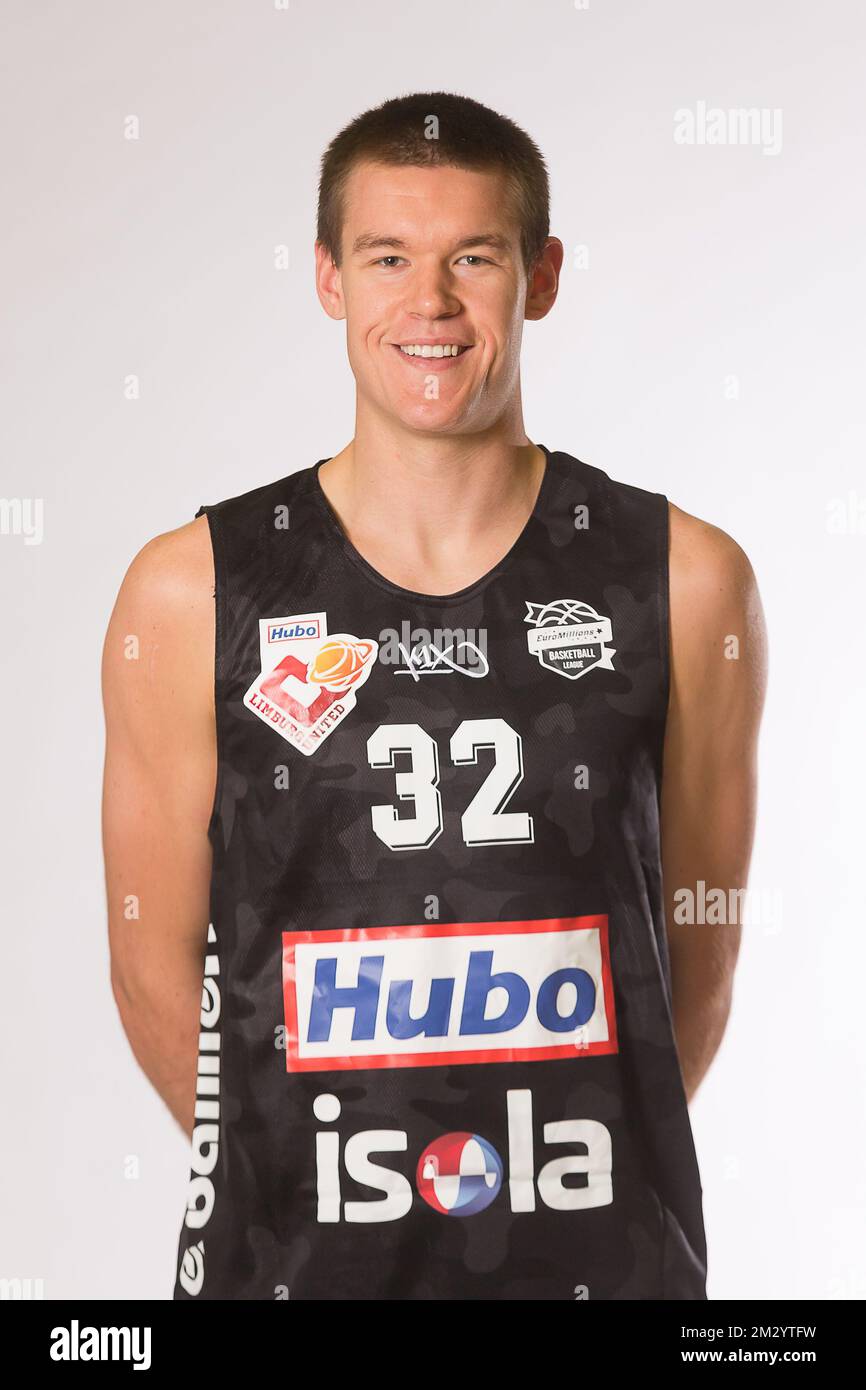 Hasselt's Matt Rafferty poses at a photoshoot of Belgian Basketball ...