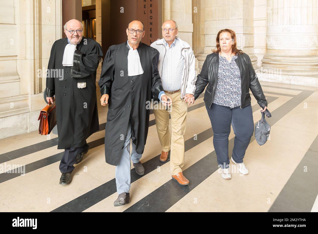 Sylvia B.'s laywer Marc Preumont, Lawyer Marc Uyttendaele, Accused ...