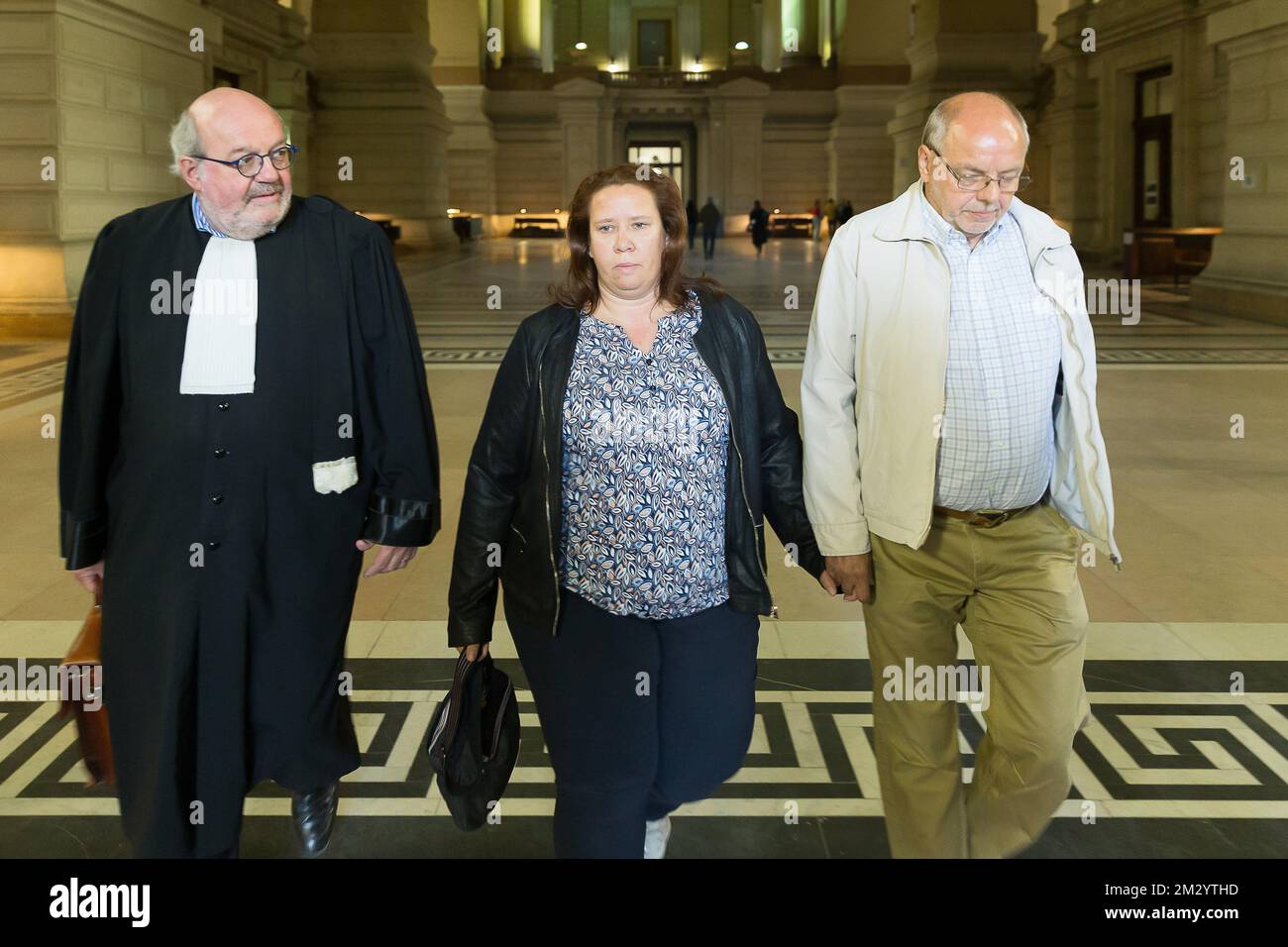 Sylvia B.'s laywer Marc Preumont, Accused Sylvia B. and Accused ...