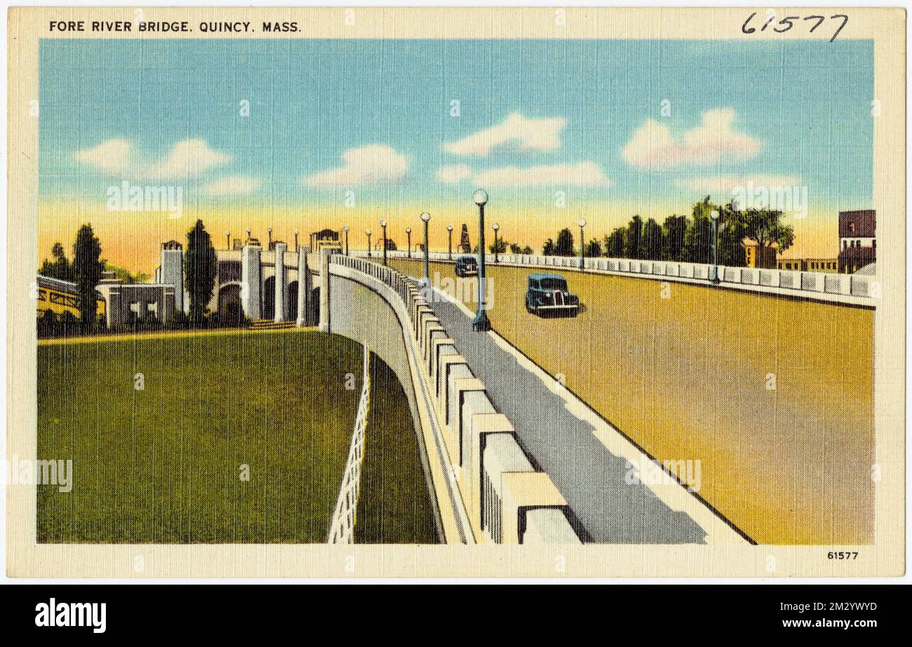 Fore river bridge mass hi-res stock photography and images - Alamy