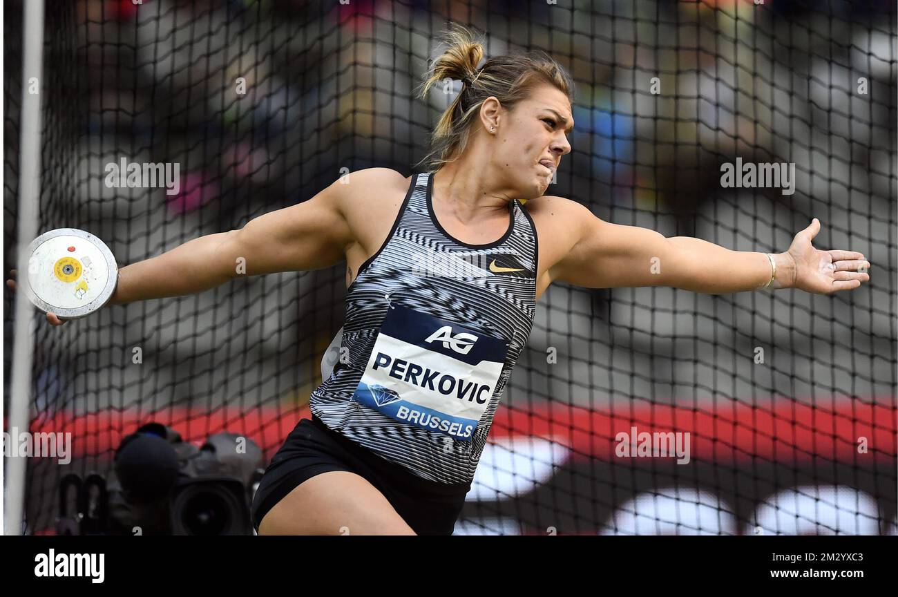 Sandra perkovic diamond league hi-res stock photography and images - Alamy