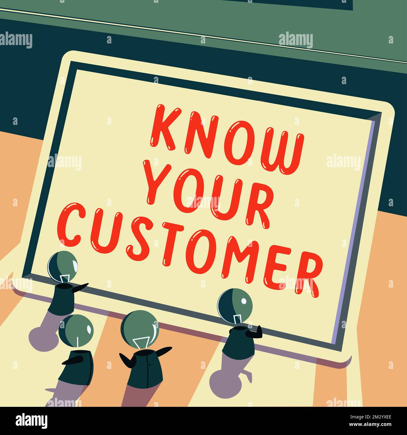 Inspiration showing sign Know Your Customer. Word for Marketing ...