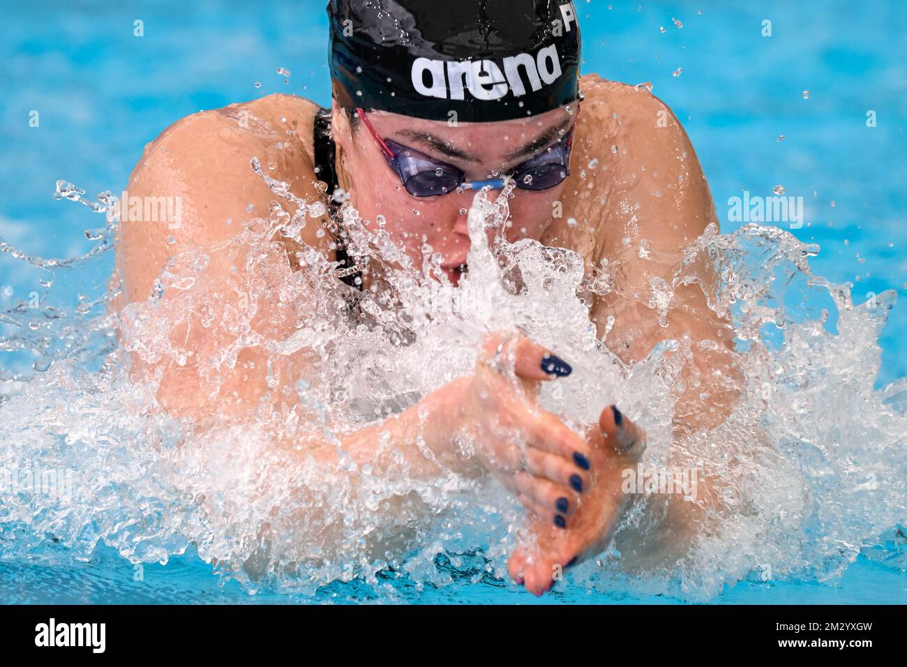 Benedetta Pilato of Italy competes in the 100m Breaststroke Women Heats ...
