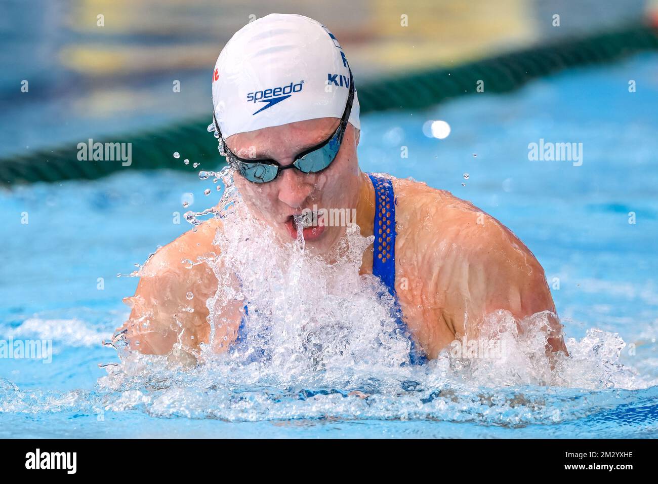 Veera Kivirinta of Finland competes in the 100m Breaststroke Women ...