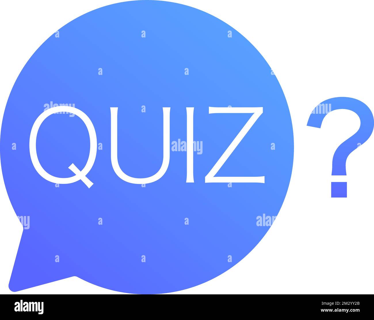 quiz banner sign. quiz speech bubble label eps 10 Stock Vector Image ...