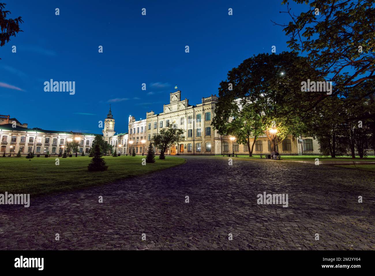 Ancient building of Igor Sikorsky Polytechnic University in Kyiv. KPI ...