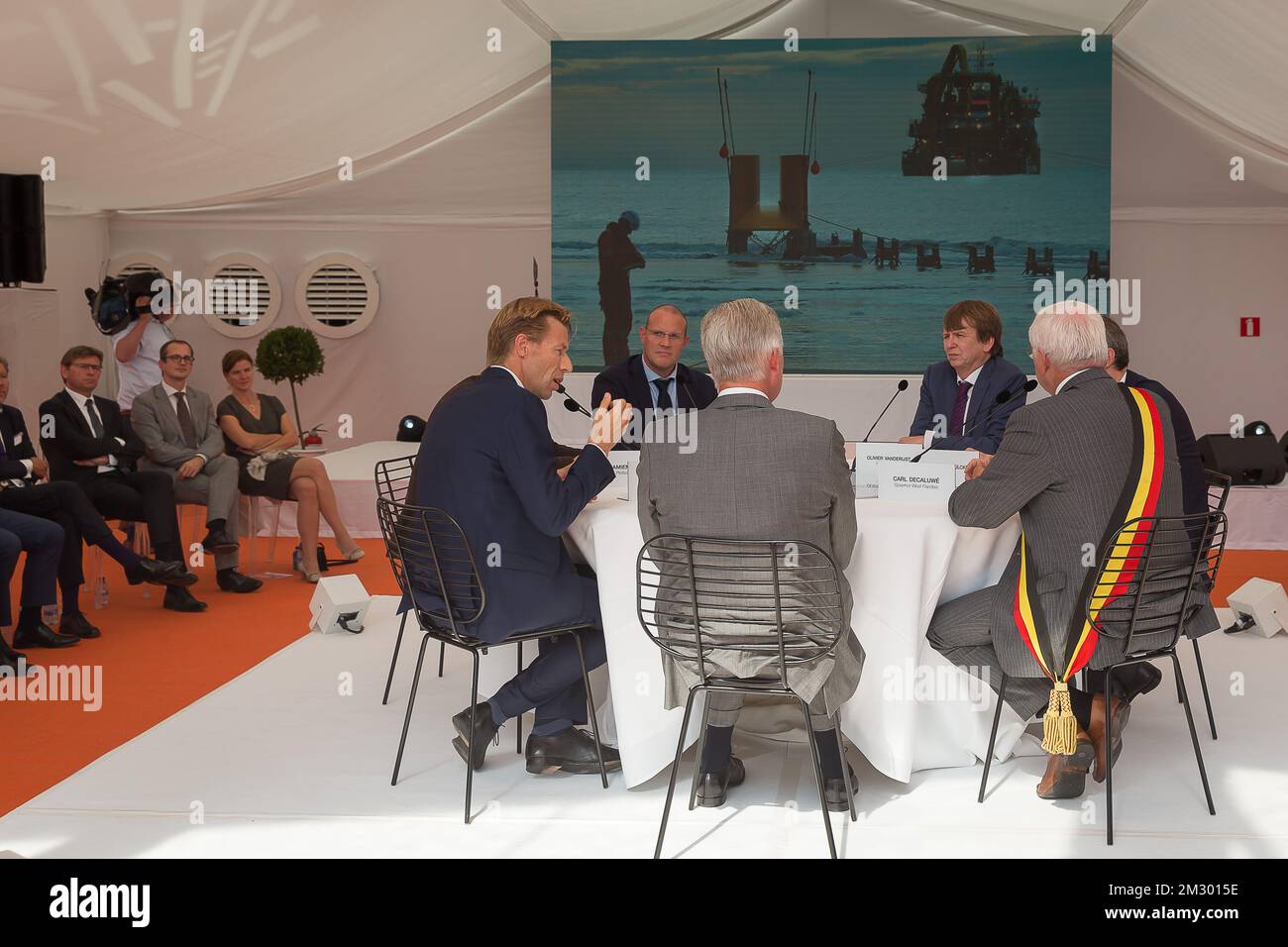 Illustration picture shows the inauguration of the MOG (Modular ...