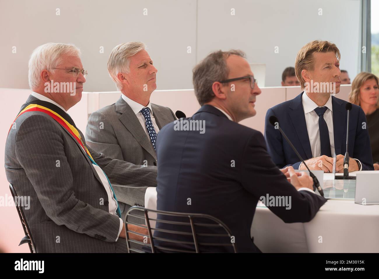 West-Flanders province governor Carl Decaluwe, King Philippe - Filip of ...