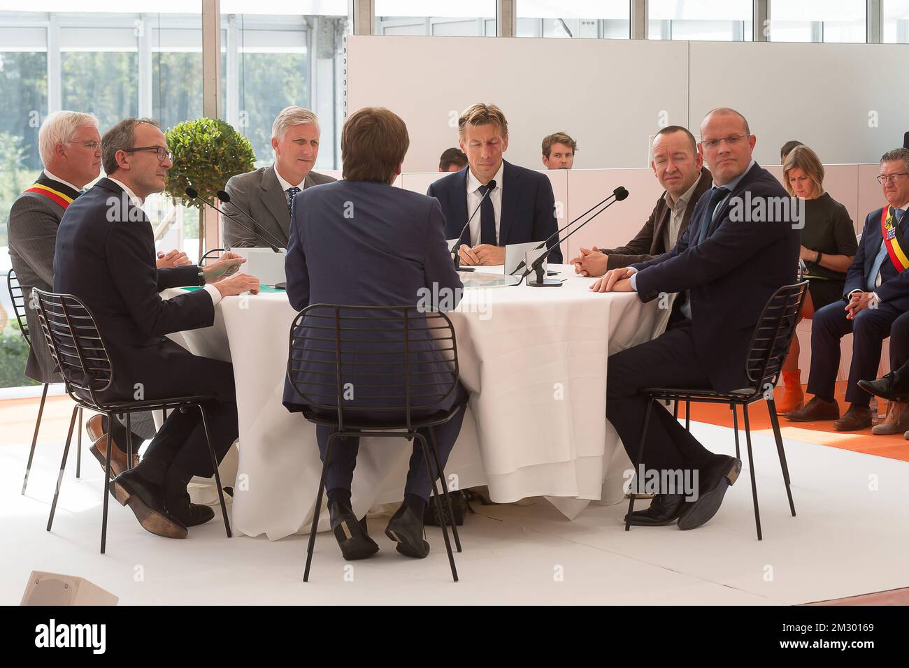 West-Flanders province governor Carl Decaluwe, King Philippe - Filip of ...