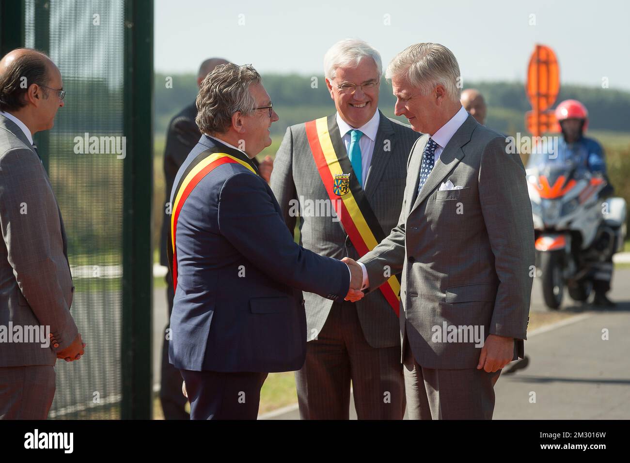 Bernard Gustin, Mayor of Brugge, Dirk De fauw, West-Flanders province ...
