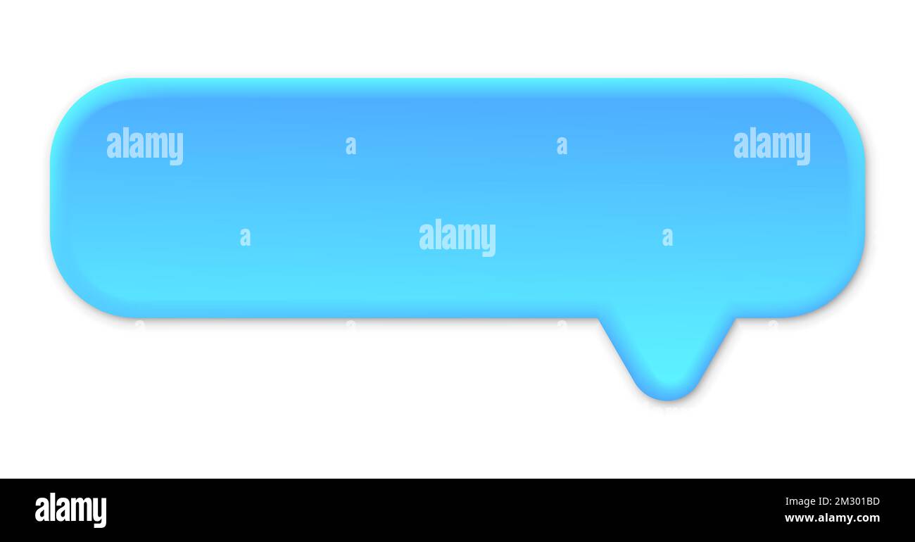 3d Chat bubble. Talk, dialogue, messenger or online support concept ...