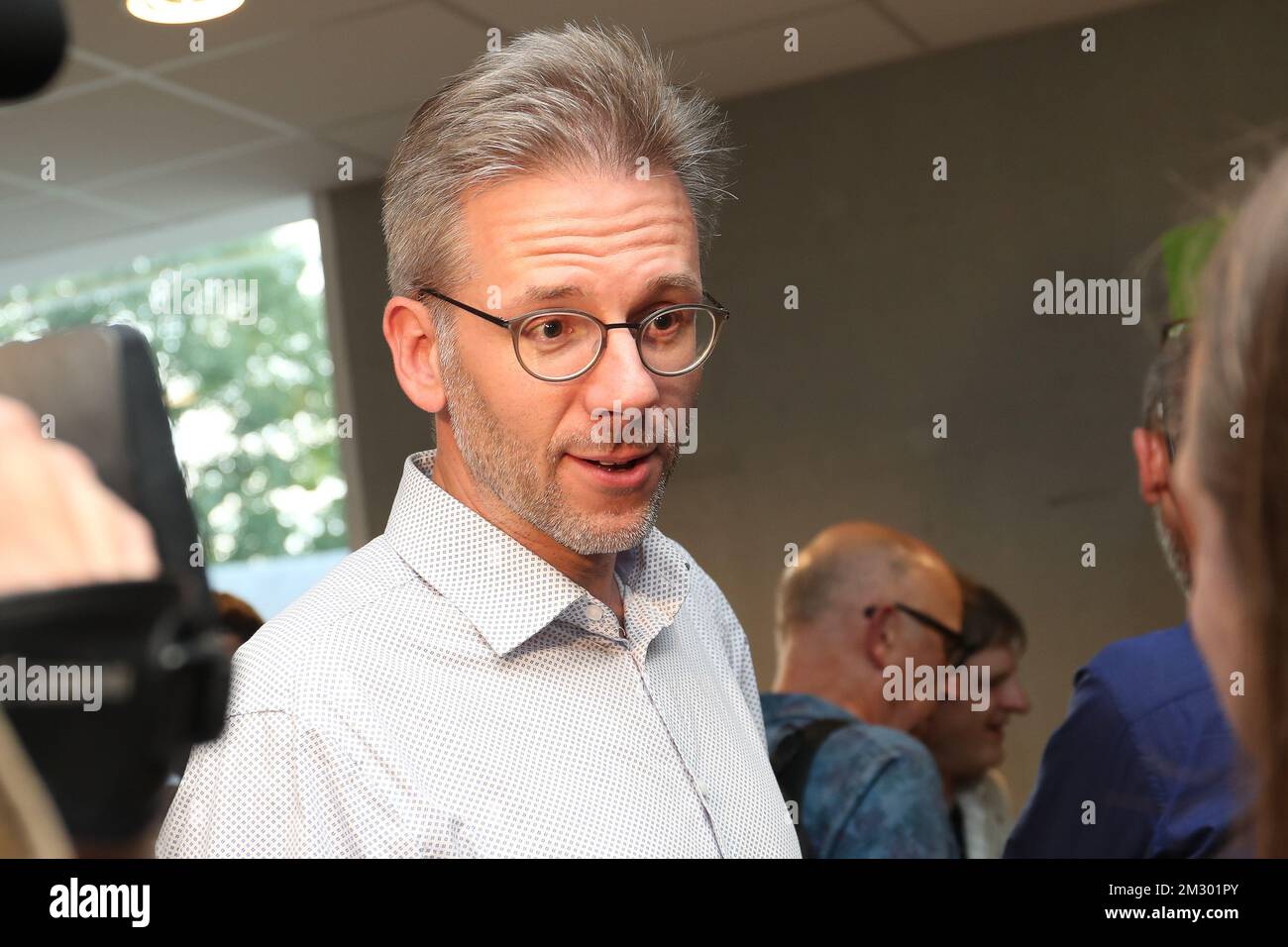 Ecolo's Stephane Hazee pictured at the start of the participation ...
