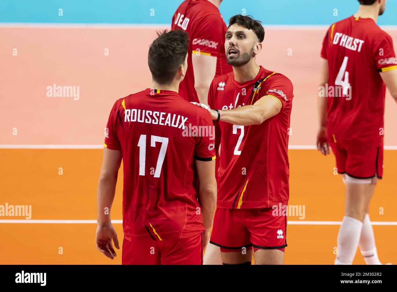 Belgium's Tomas Rousseaux and Belgium's Hendrik Tuerlinckx pictured ...