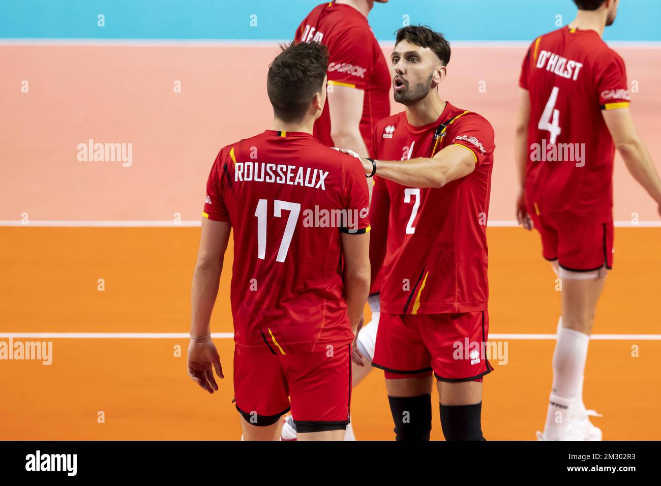 Belgium's Tomas Rousseaux and Belgium's Hendrik Tuerlinckx pictured ...