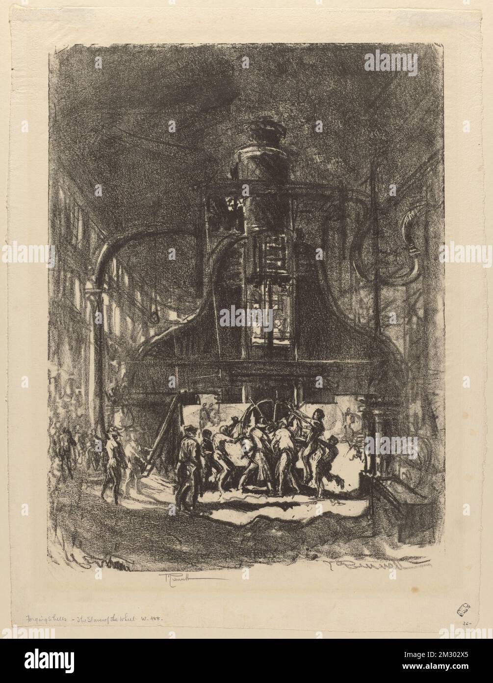 Forging shells : The slaves of the wheel , Shells Ammunition, Ordnance ...