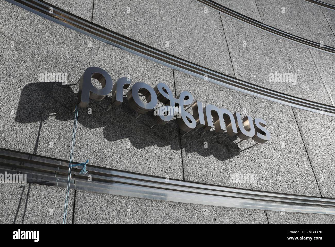 Illustration picture shows the headquarters of telecom company Proximus ...