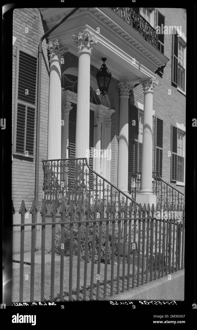Forrester House , Architecture, Dwellings, Fences, Porches. Samuel ...