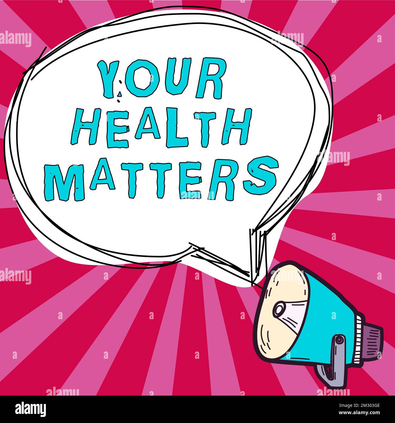 Hand writing sign Your Health Matters. Business approach good health is ...