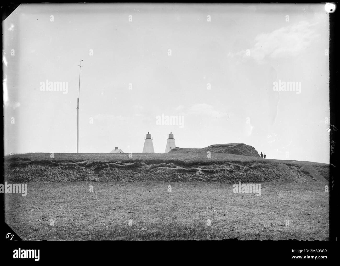 Gurnet fortifications Black and White Stock Photos & Images - Alamy
