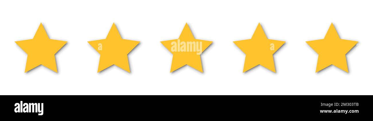 Five Star Feedback. Vector customer review concepts. Reviews stars ...