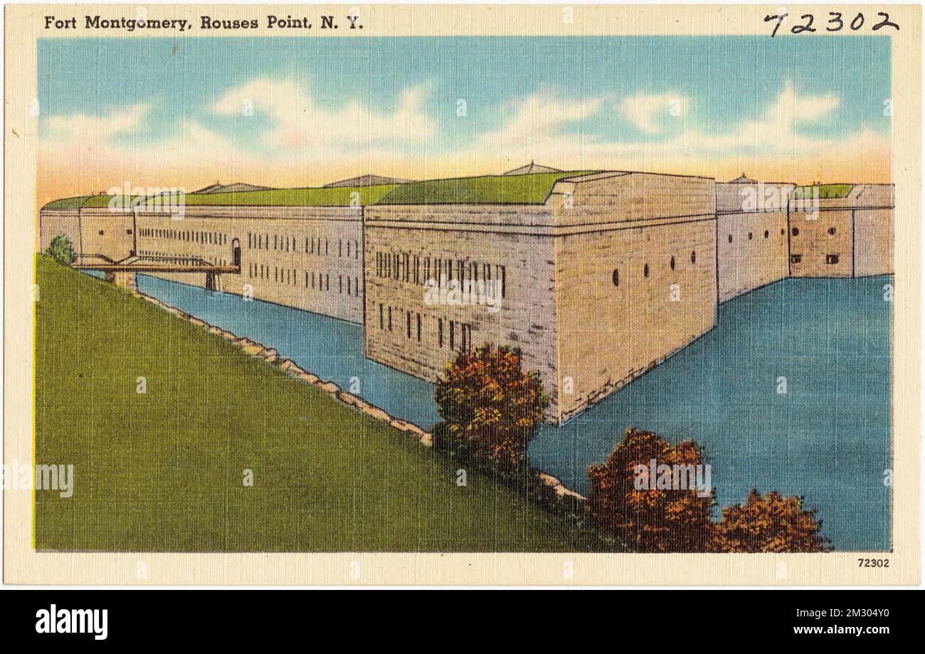 Fort Montgomery, Rouses Point, N. Y. , Military facilities, Tichnor ...
