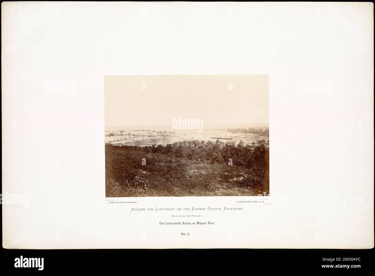 Fort Leavenworth, Kansas, on Missouri River. , Forts & fortifications ...