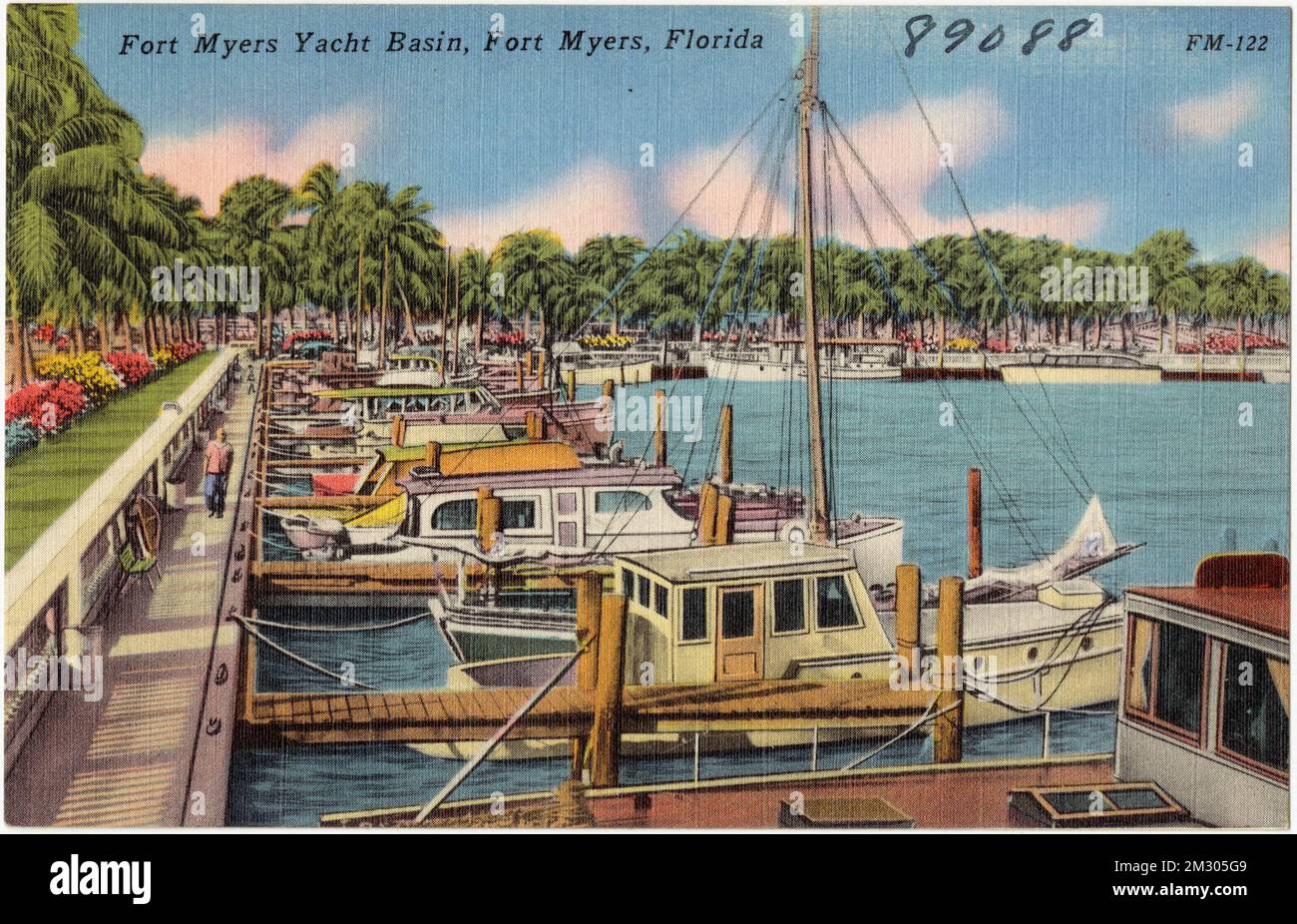 Fort Myers Yacht Basin, Fort Myers, Florida , Boats, Tichnor Brothers ...