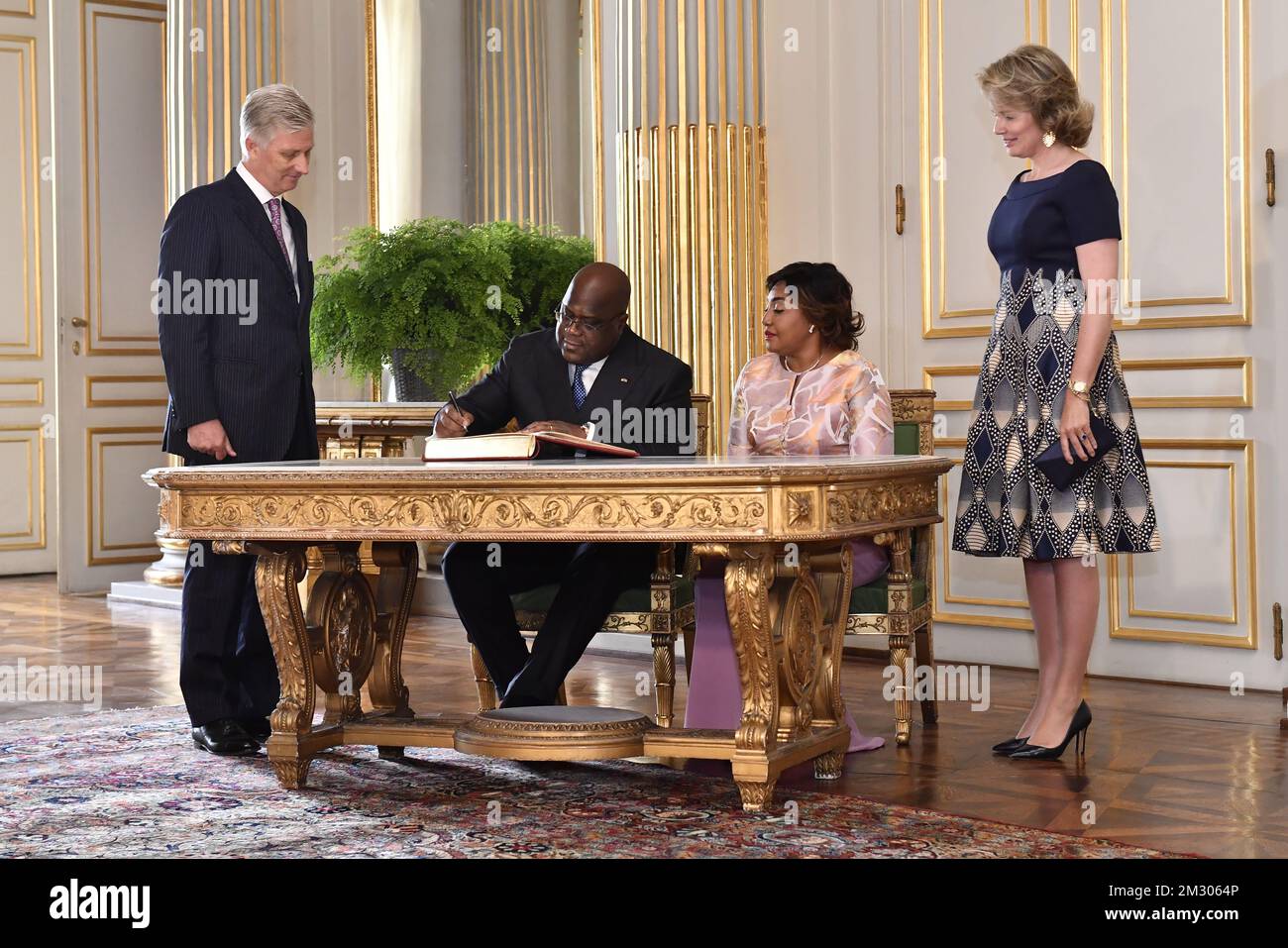 King Philippe - Filip of Belgium, DRC Congo President Felix Tshisekedi ...