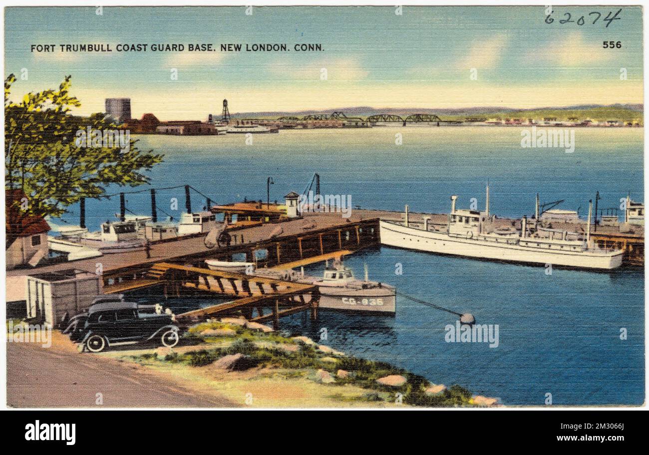 Fort Trumbull Coast Guard Base, New London, Conn. , Boats, Government ...