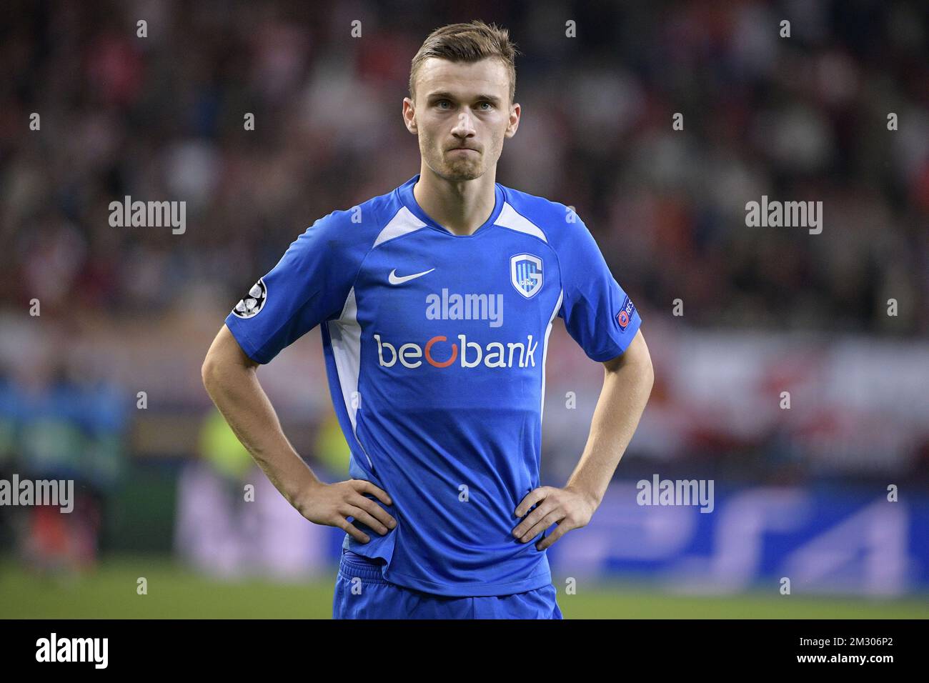 Genk's Bryan Heynen pictured after a game between Austrian club RB ...
