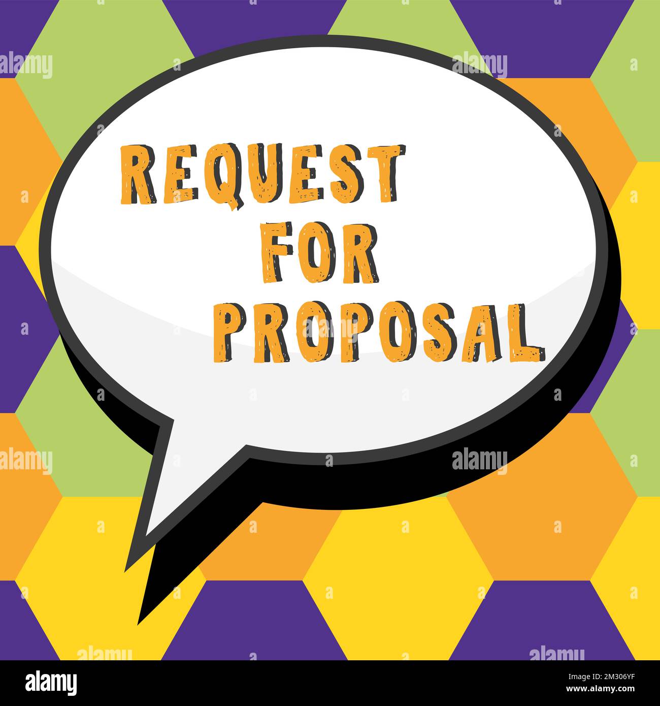 Text showing inspiration Request For Proposal. Business idea document ...