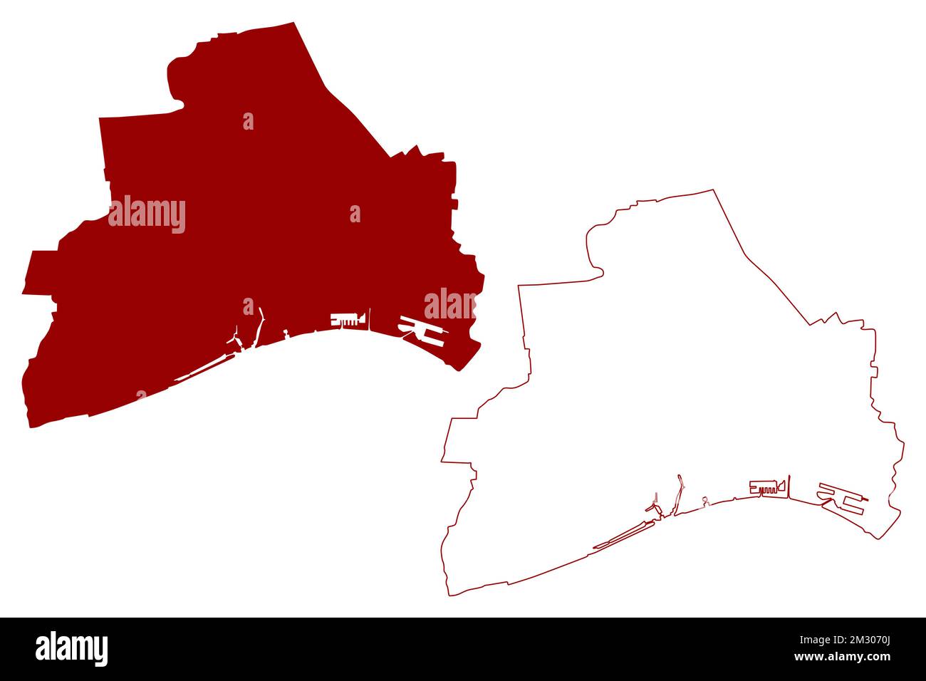 East hull Stock Vector Images - Alamy