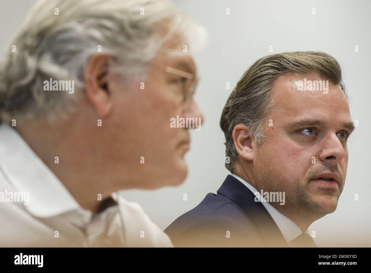 Proximus Chairman of the board of directors Stefaan De Clerck and ...
