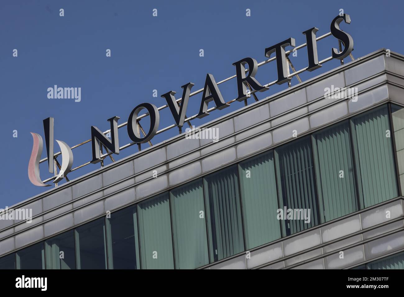 Illustration picture shows the Novartis Belgium headquarters in ...