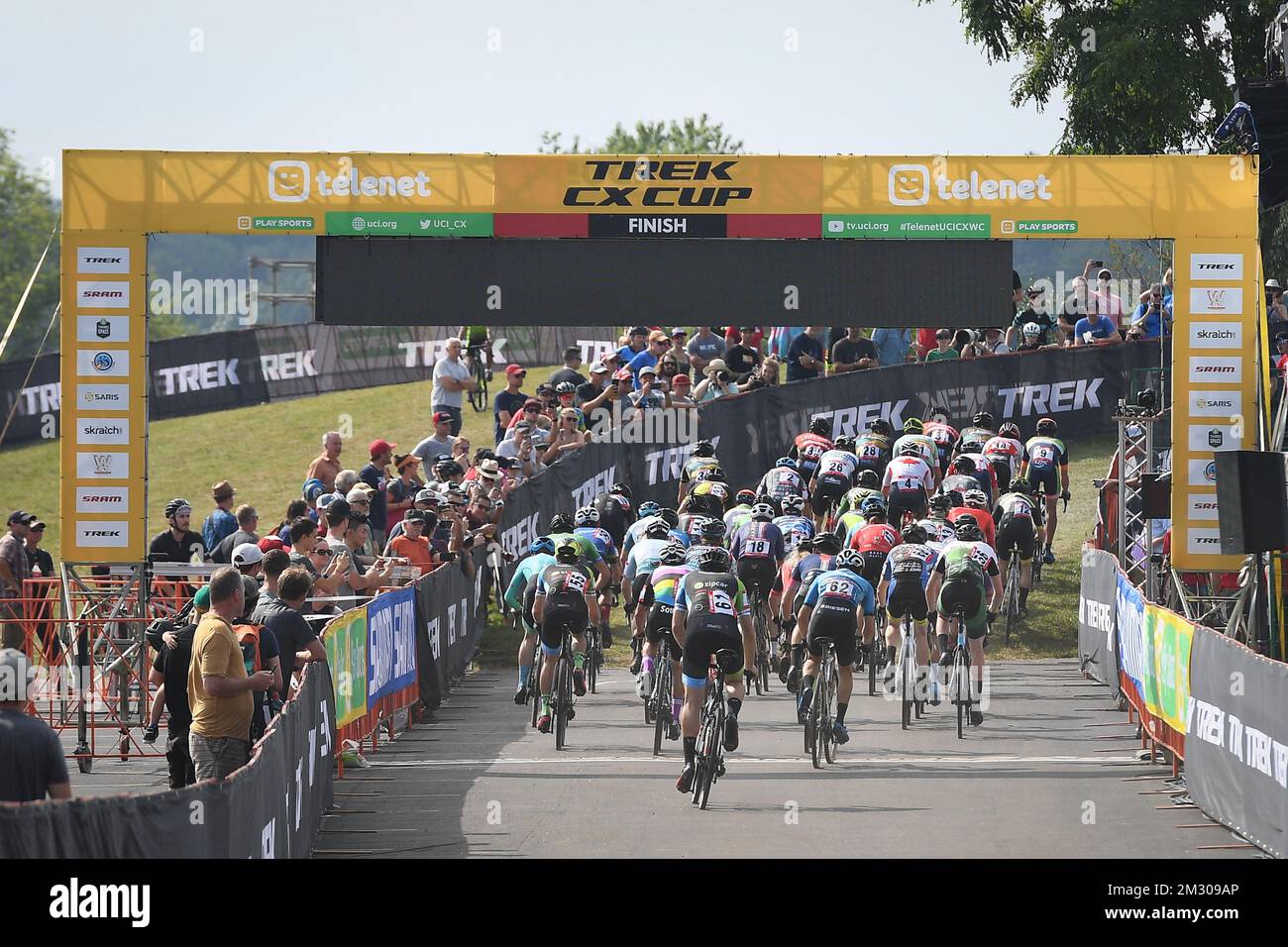 Illustration picture taken during the men elite race at the Trek CX Cup ...